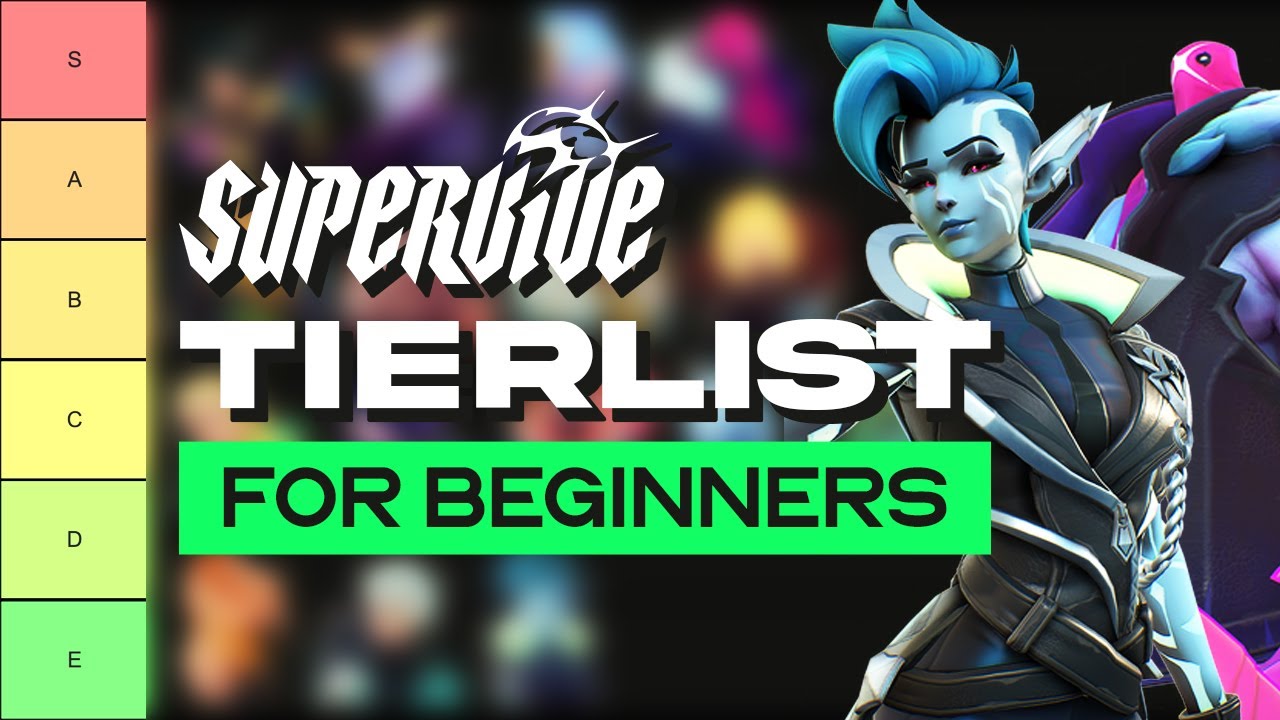 SUPERVIVE TIERLIST FOR BEGINNERS! OPEN BETA 24/7 ACCESS! - YouTube