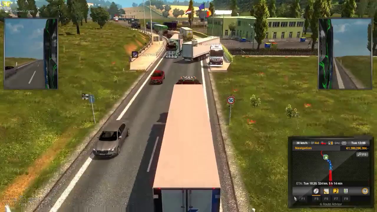 A NORMAL DAY IN ETS2 CD ROAD - YouTube