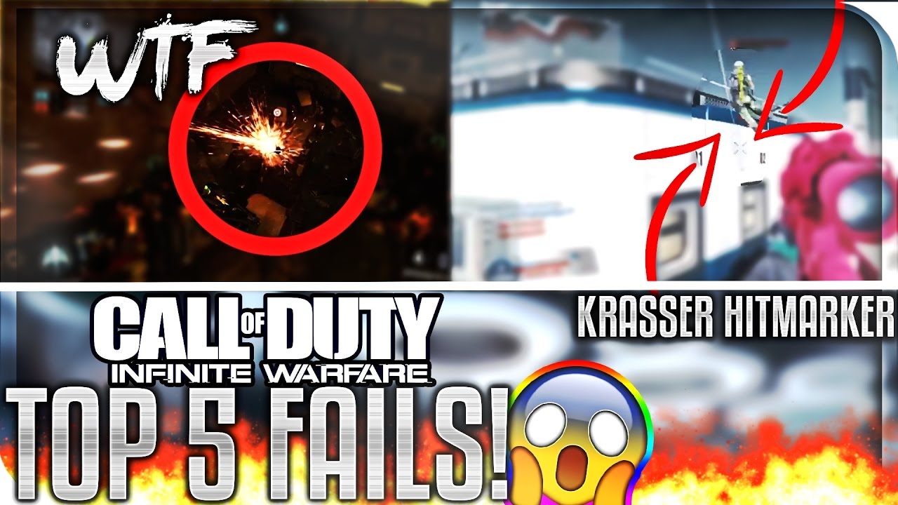 TOP 5 COD FAILS #8 !!! - DER GÖßTE FAIL & UNBESIEGBARER HACKER ??? - YouTube