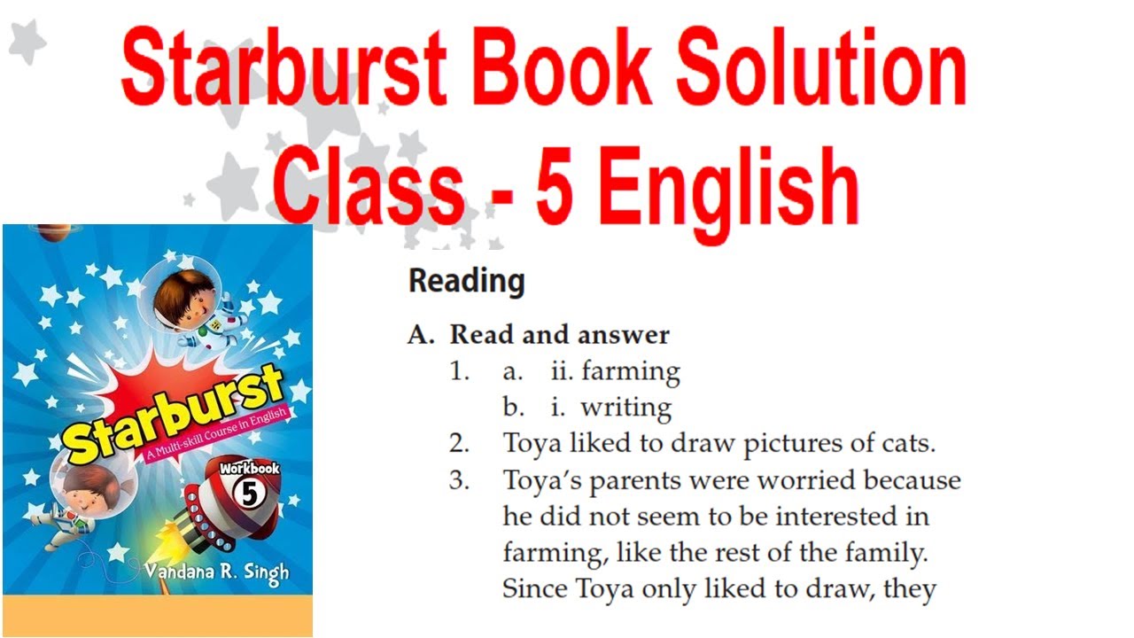 Starburst Class 5 English All Chapters Solutions | Class 5 Starburst ...