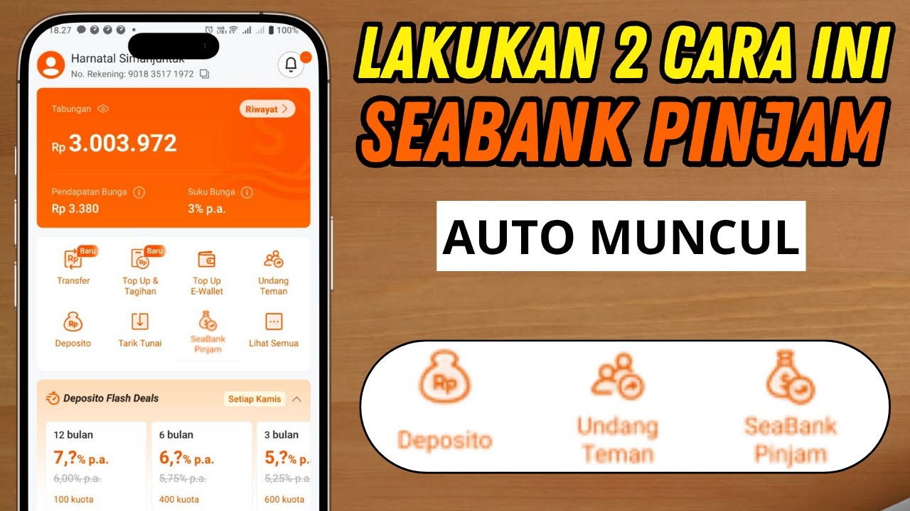 SEABANK PINJAM TIDAK ADA? CUKUP LAKUKAN 2 CARA INI FITUR SEABANK PINJAM ...