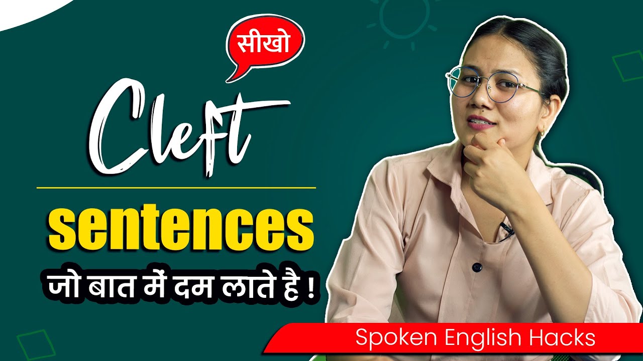 Emphasize your words | CLEFT sentences | #cleftsentences # ...