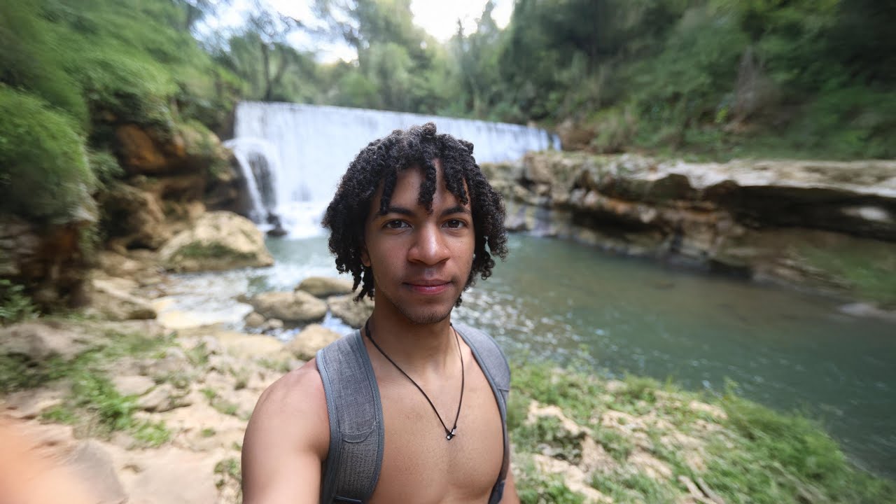 Hidden waterfall in Puerto Rico - YouTube