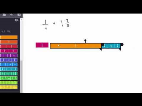 Adding Fractions in Polypad - YouTube