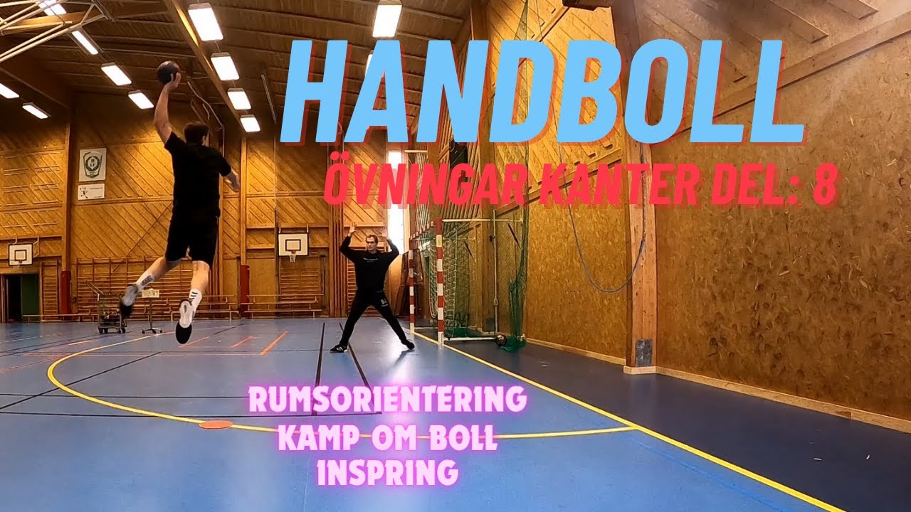 Handboll Övningar Kanter Del 8 (Drills wing player part 8) - YouTube