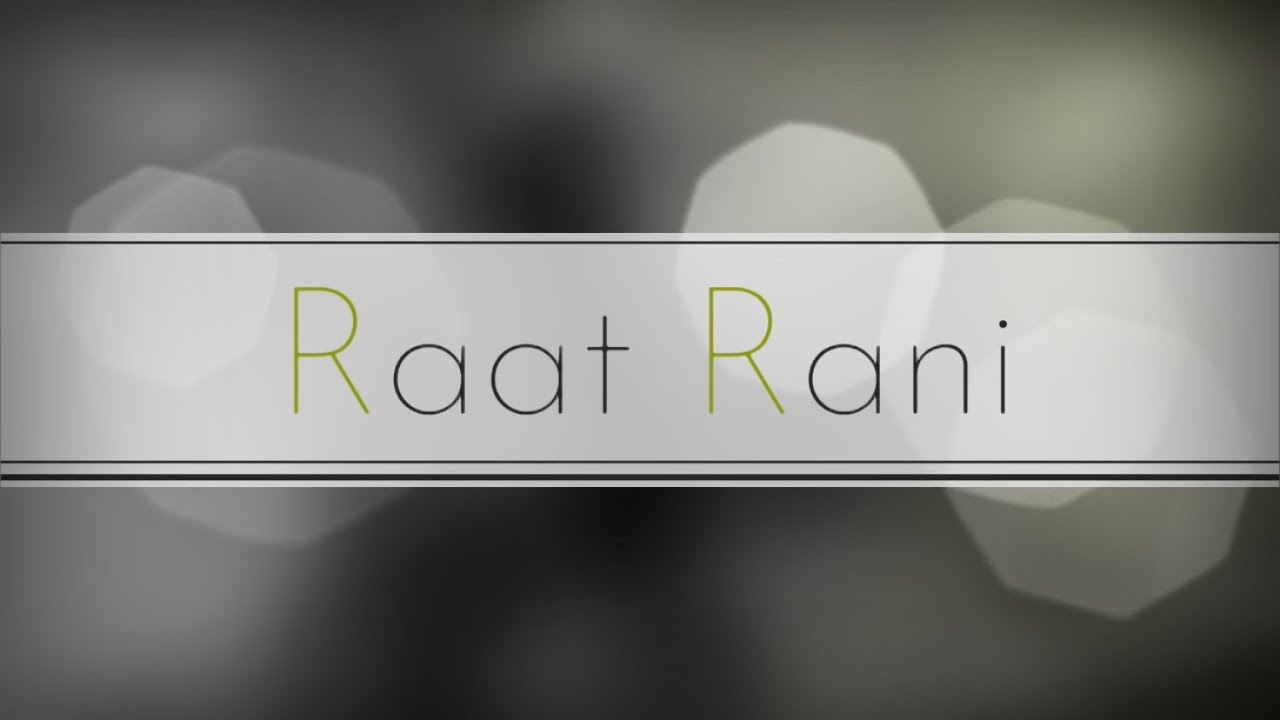 Raat Rani | Meghbindu | Dr. Vijal Patel | Upagna Pandya - YouTube