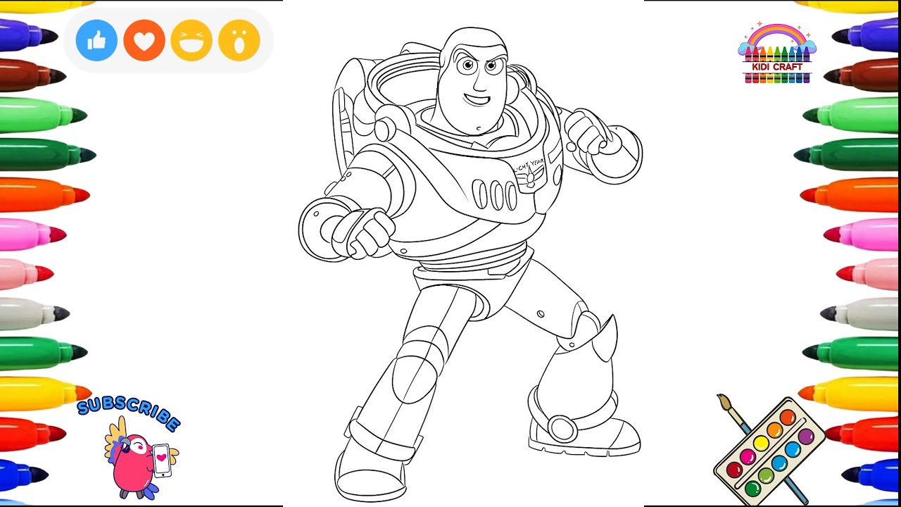 Disney's Buzz Lightyear Drawing - Toy Story - YouTube