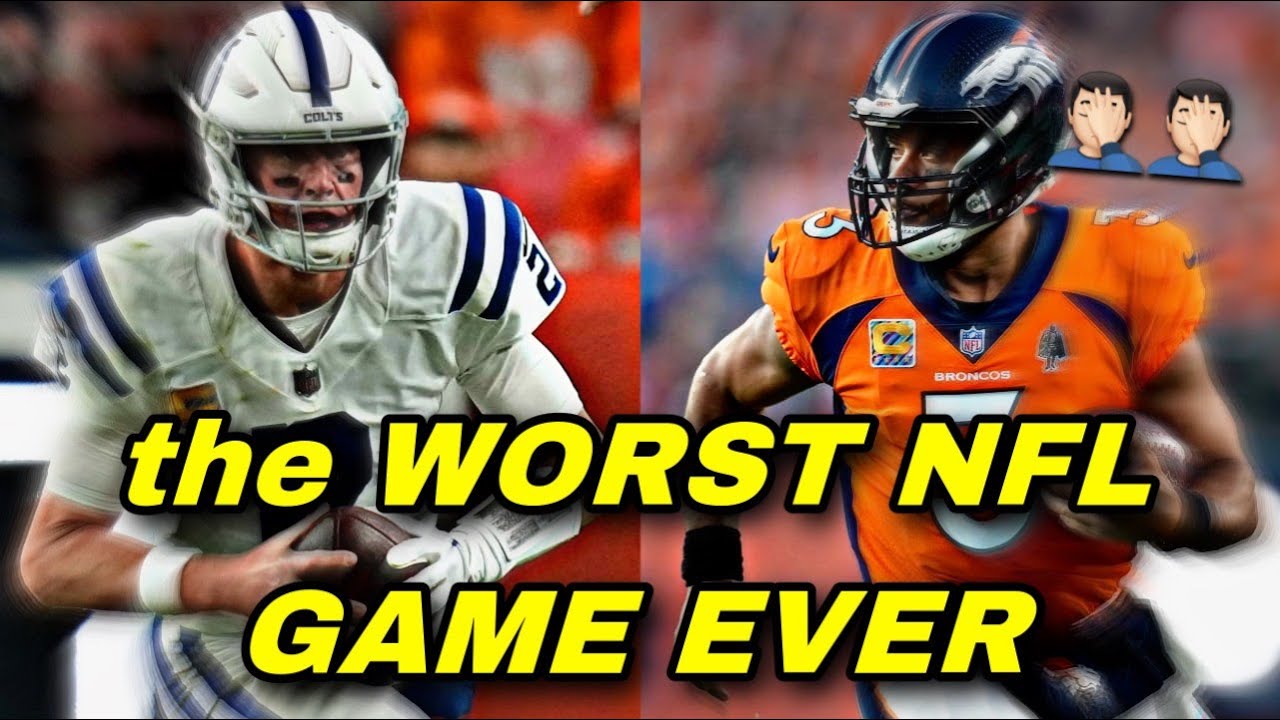The WORST NFL GAME EVER, a breakdown - YouTube