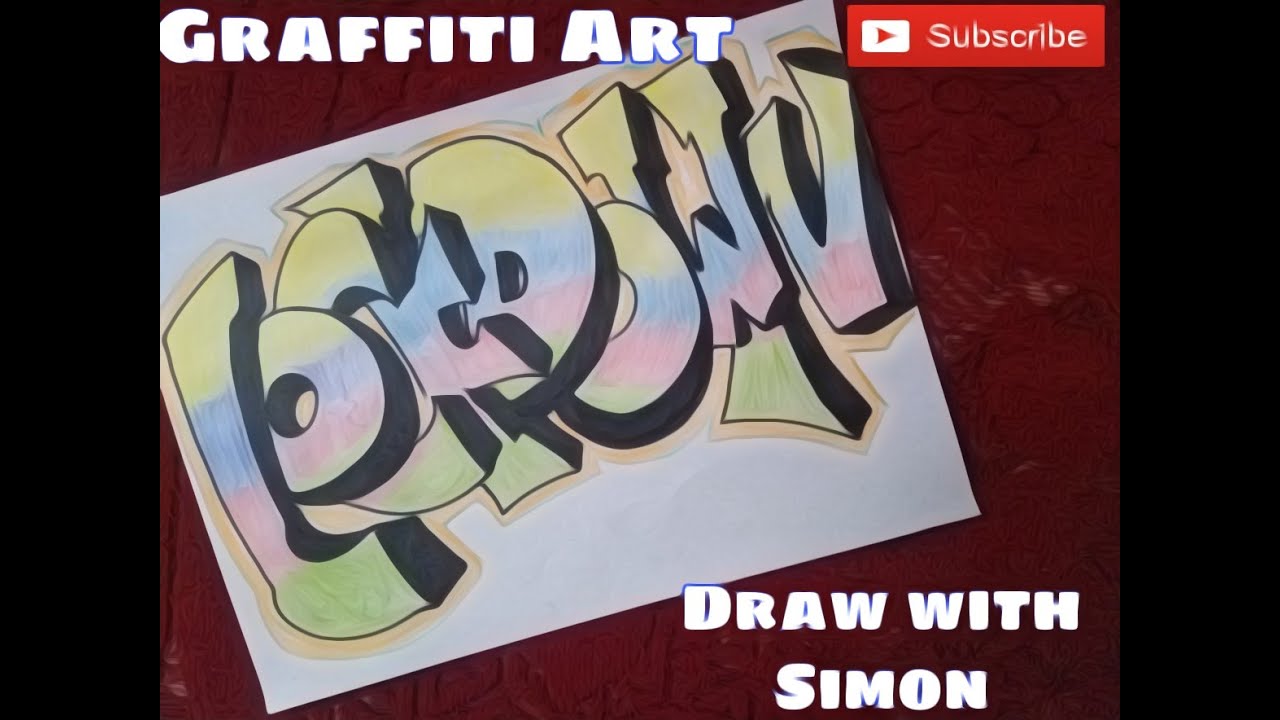 ☢️LOCKDOWN☢️ | 💥Graffiti Art💥 | Draw with Simon ️, using pencil colours ...