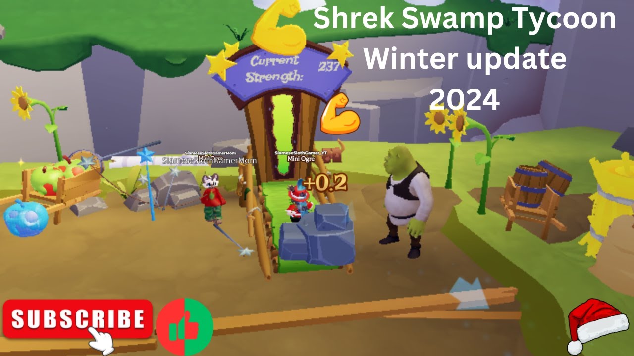Shrek Swamp Tycoon Winter Update 2024 - YouTube