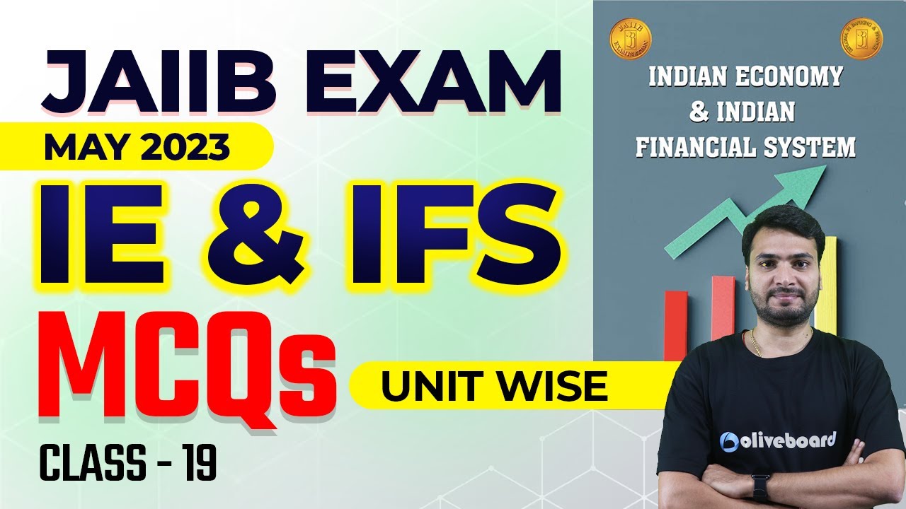 JAIIB Indian economy and Indian Financial System | Class - 19 | JAIIB ...