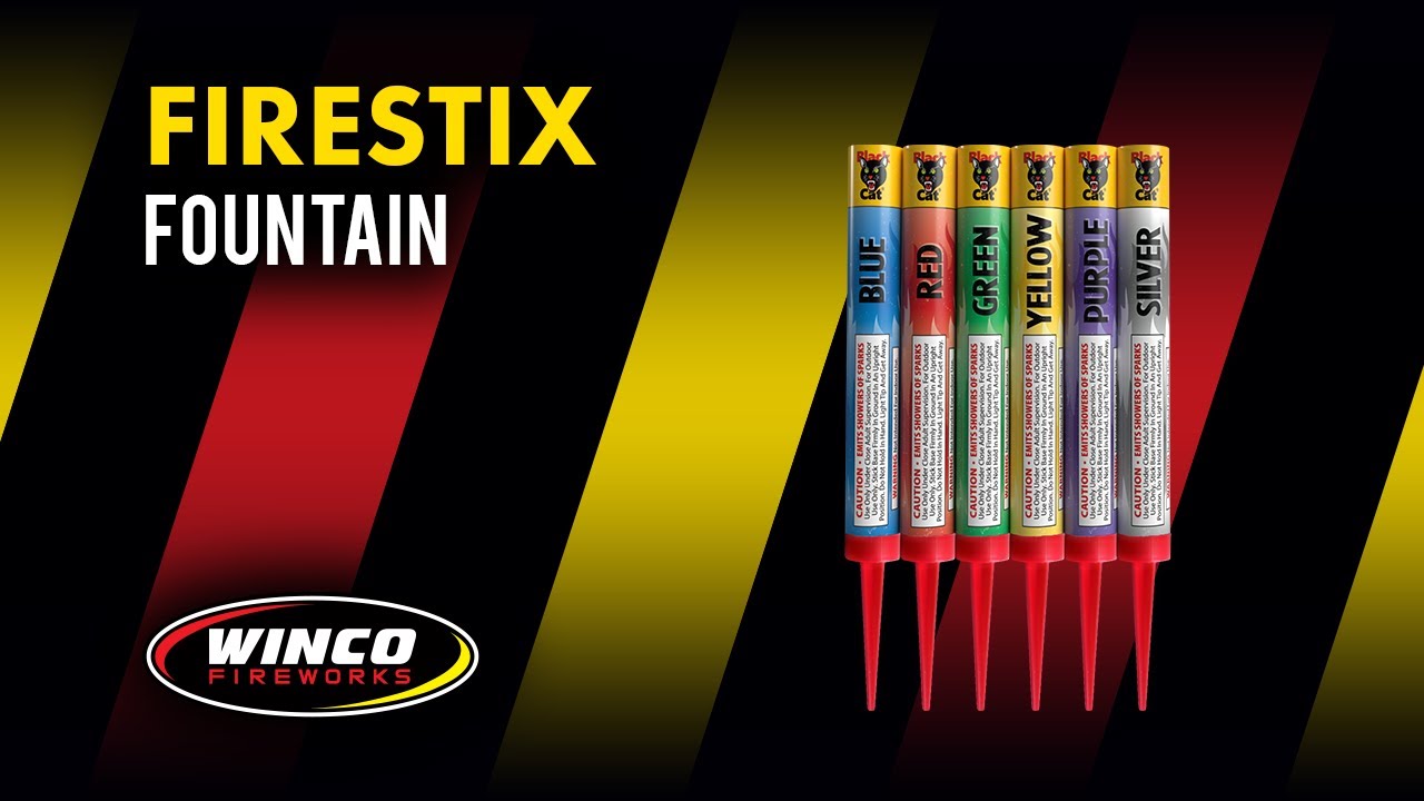 Firestix by Black Cat Fireworks 72/6 FNBC2245 - YouTube