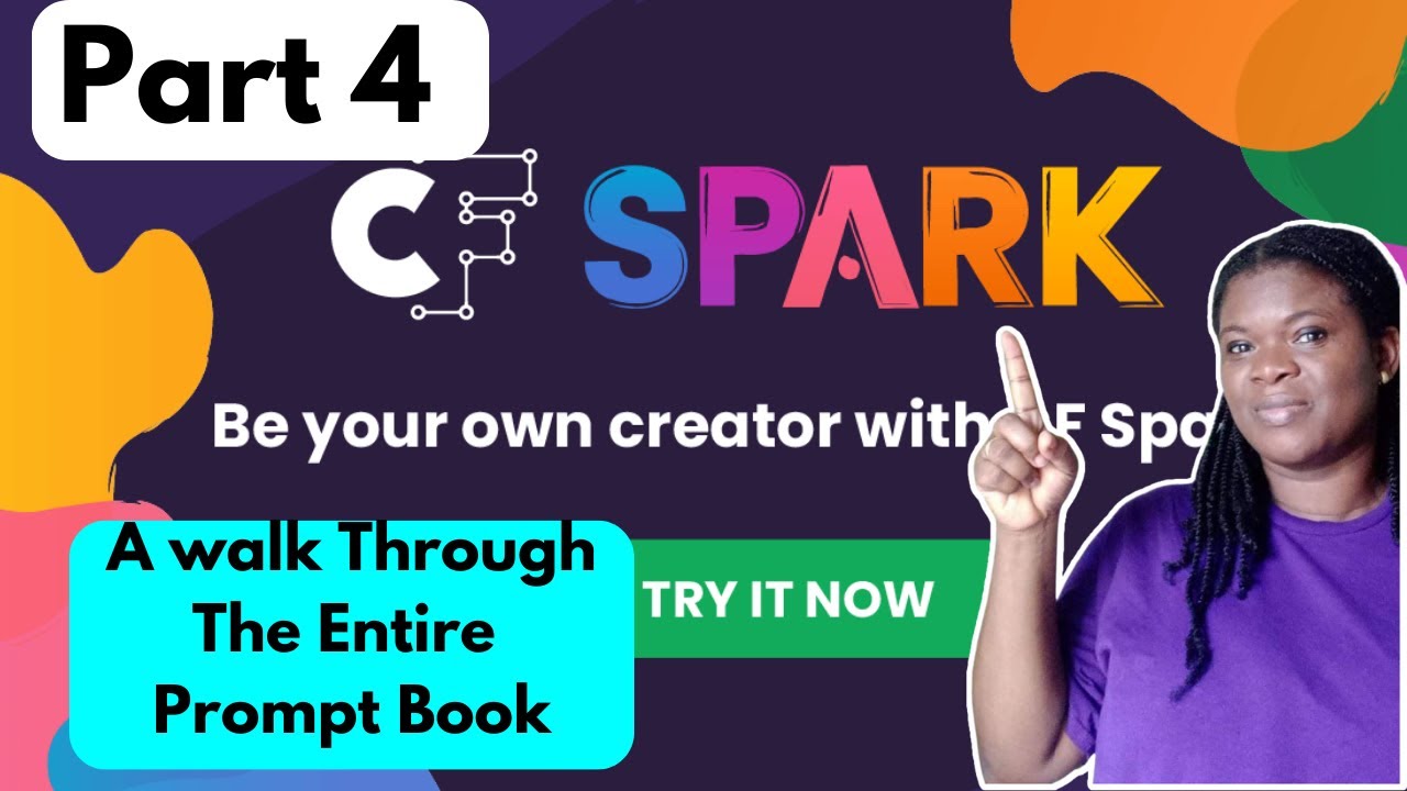 A Walk Into The Entire Prompt Book~ CF Spark Ai Creative Fabrica - YouTube
