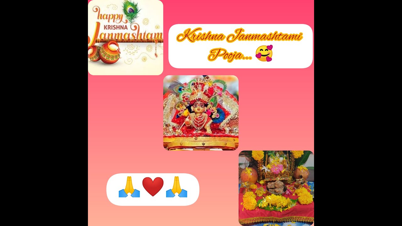 How to do Krishna Janmashtami pooja🥰 l Krishna Janmashtami pooja. - YouTube