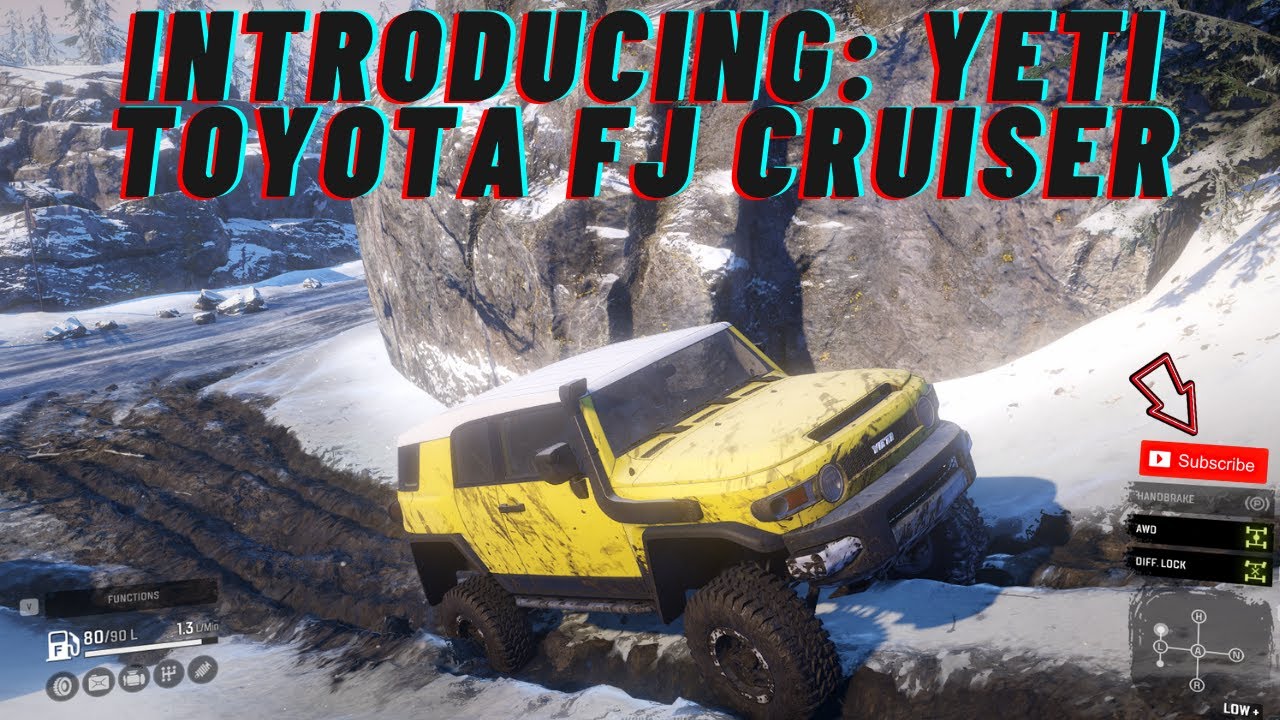 SnowRunner Mod Review | INTRODUCING THE YETI AKA TOYOTA FJ CRUISER ...