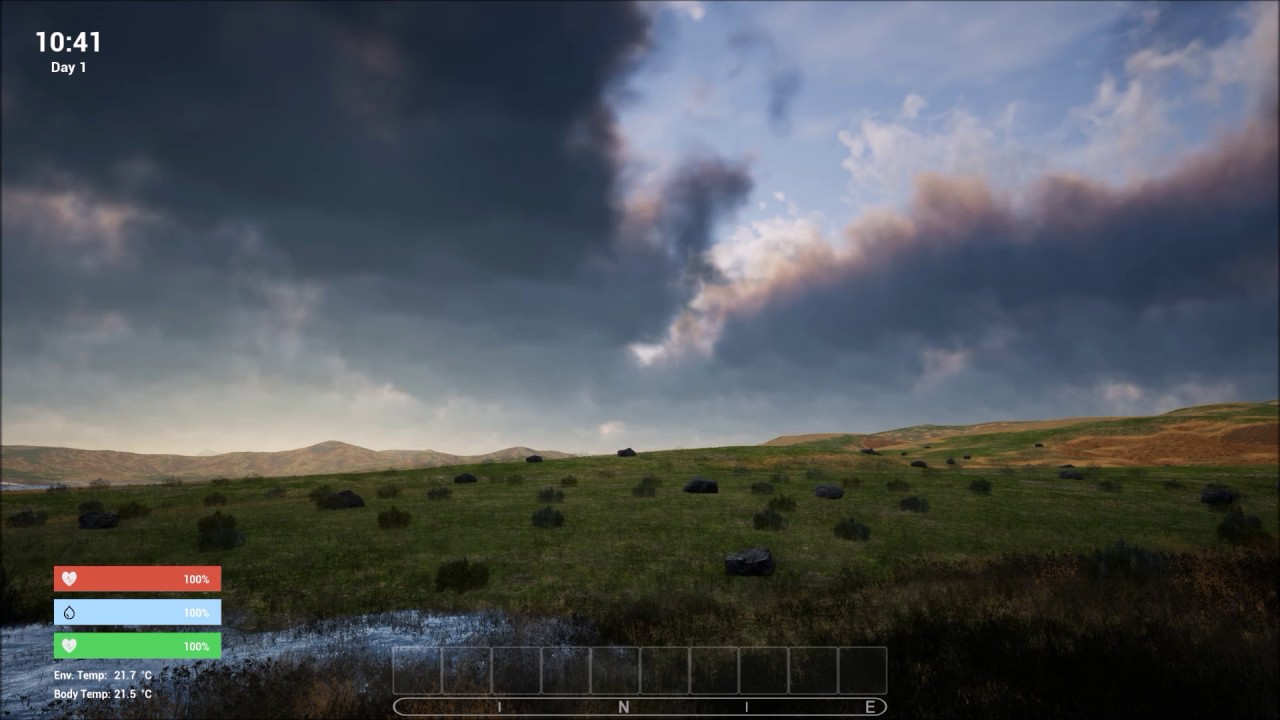 UE4 Dynamic Clouds & Lightning Test 8 - YouTube