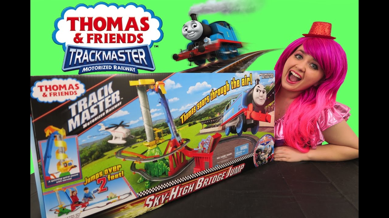 Thomas & Friends Sky High Bridge Jump | TOY REVIEW | KiMMi THE CLOWN ...
