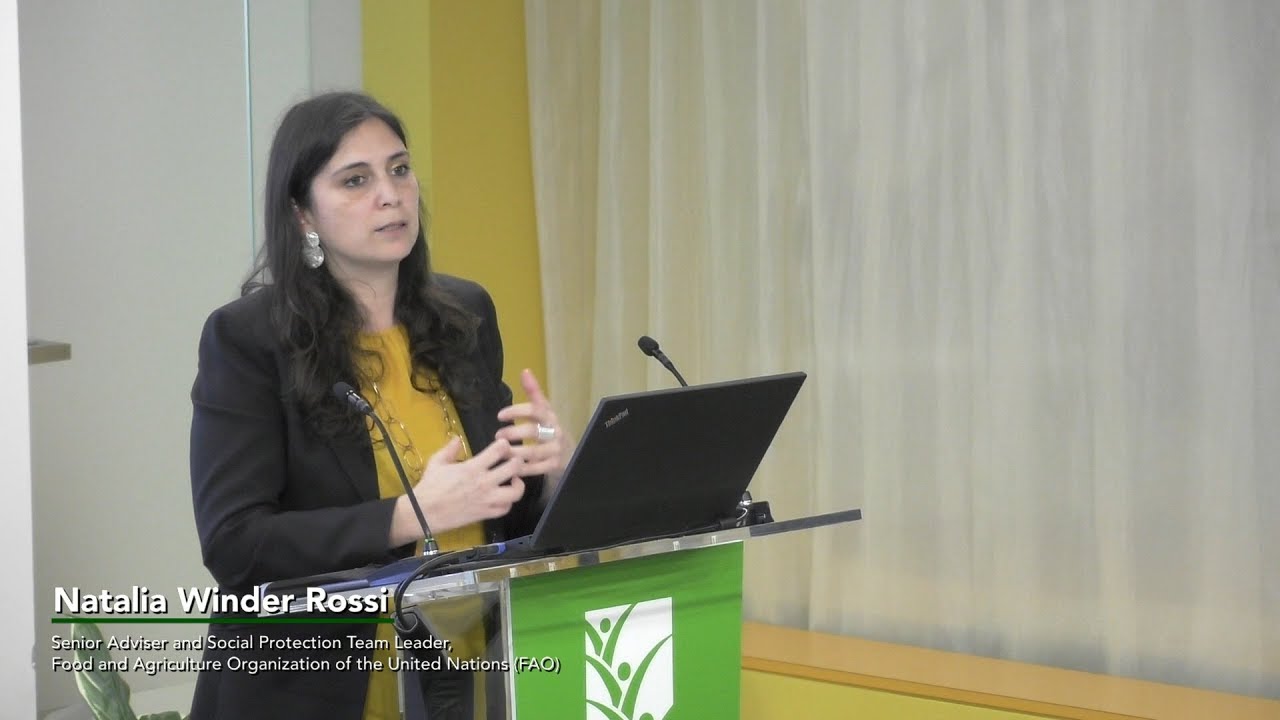 Natalia Winder Rossi, Senior Adviser and Social Protection Team Leader ...