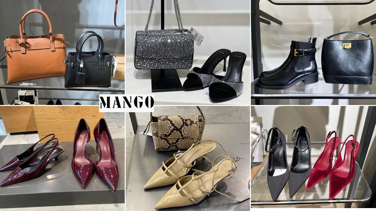 MANGO BAGS & SHOES NEW COLLECTION / DECEMBER 2024 - YouTube