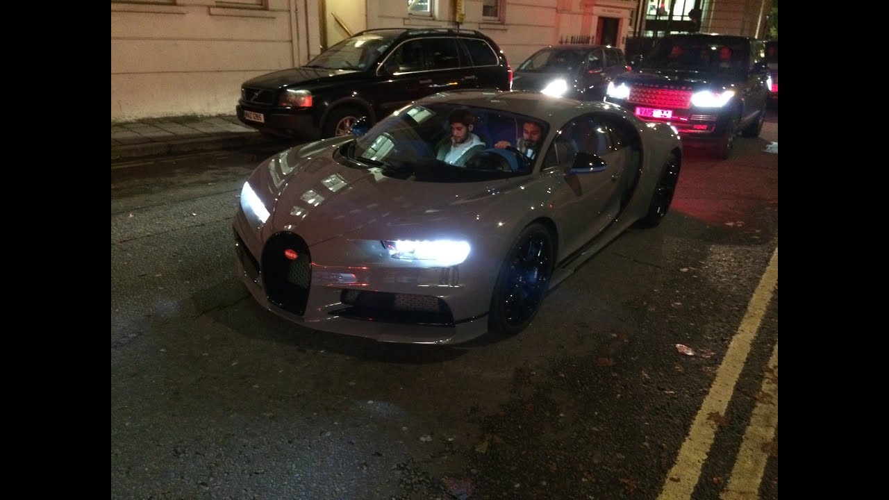 $3Million Nardo Grey Bugatti Chiron In London - YouTube