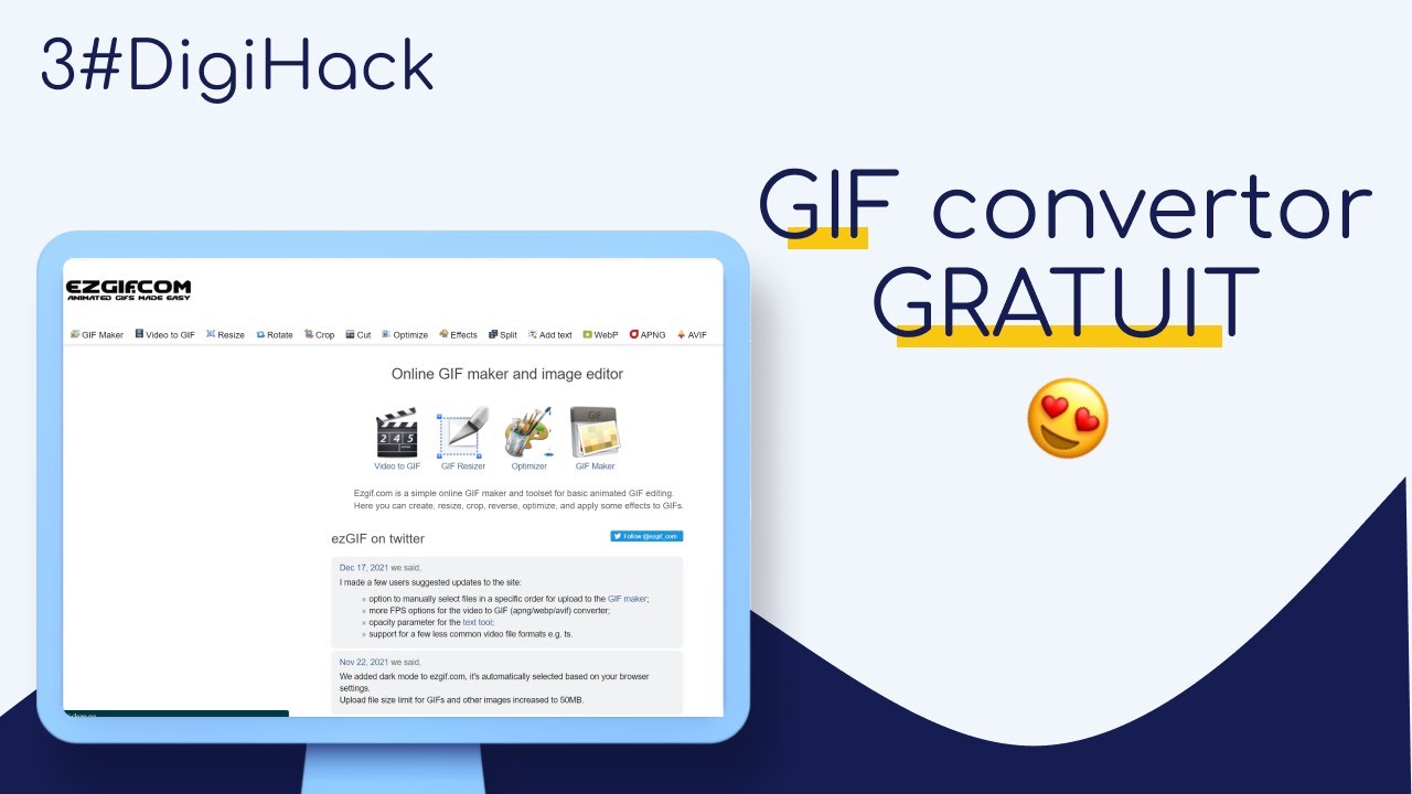 Créer un GIF pour son site web Webflow | Tutoriel GIF Webflow - YouTube