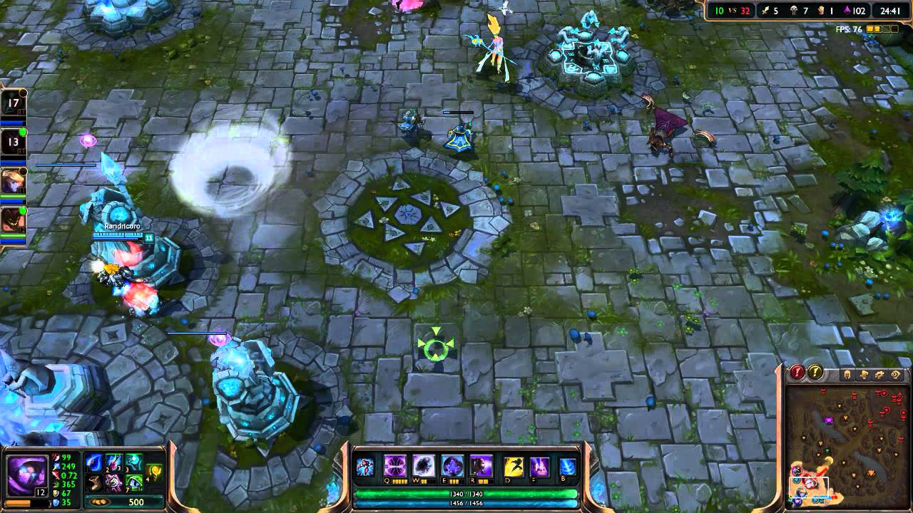 League of legends exploit ( tristana rompe todo) - YouTube
