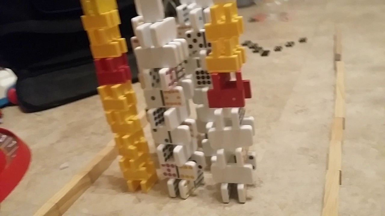Domino bowling 6. - YouTube