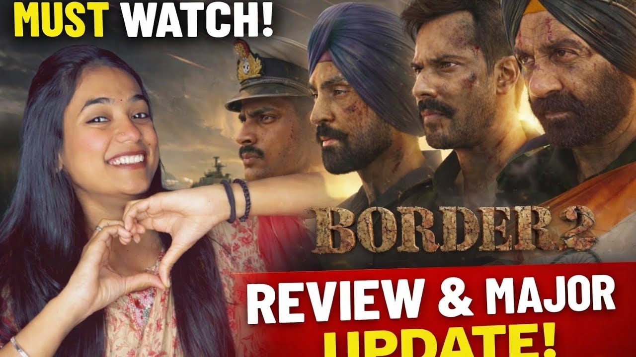 Border 2 Trailer review | Movies with Nisha | Sunny deol, Varun Dhawan ...