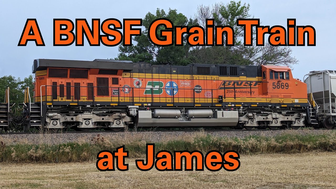 Early morning grain train at James, Iowa — Including a #BNSF 25th ...