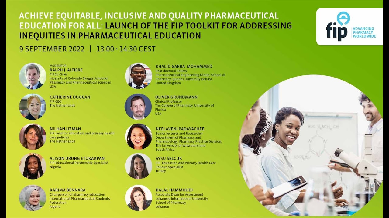 Launch of the FIP toolkit for addressing inequities in pharmaceutical ...