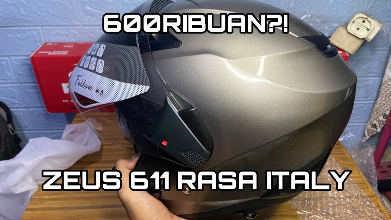 REVIEW UNBOXING HELM ZEUS 611 #review #unboxing - YouTube