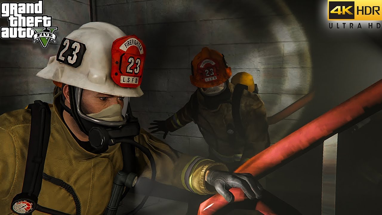 Grand Theft Auto V | 61 - The Bureau Raid (Fire Crew Approach) [4K HDR ...