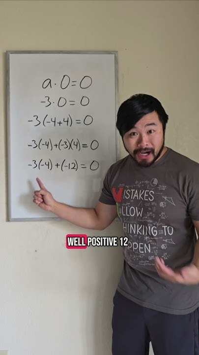 Why does a negative times a negative equal a positive? - YouTube