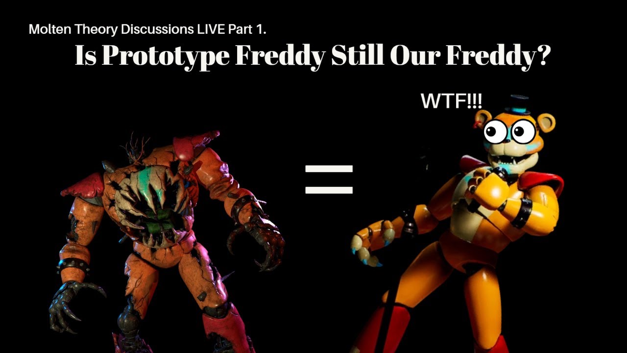 Molten Theory Disccusion LIVES Part 1. Is Prototype Freddy our Glamrock ...