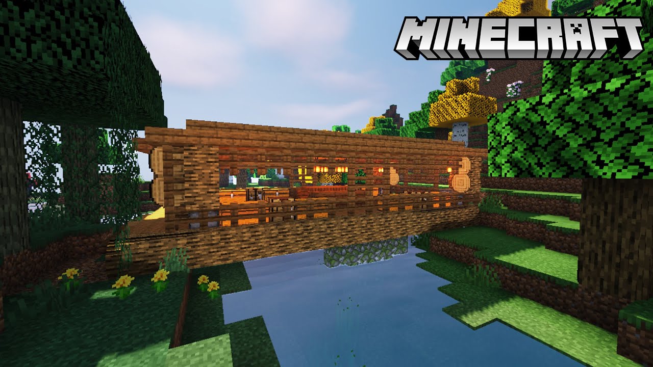 Ultimate Survival Bridge Base On Water - Minecraft Fantasy Building ...