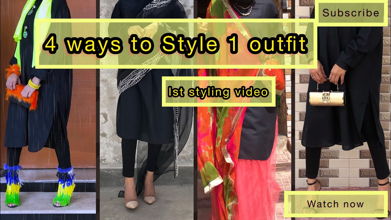 4 Ways to style 1 outfit / STYLING VIDEO - YouTube