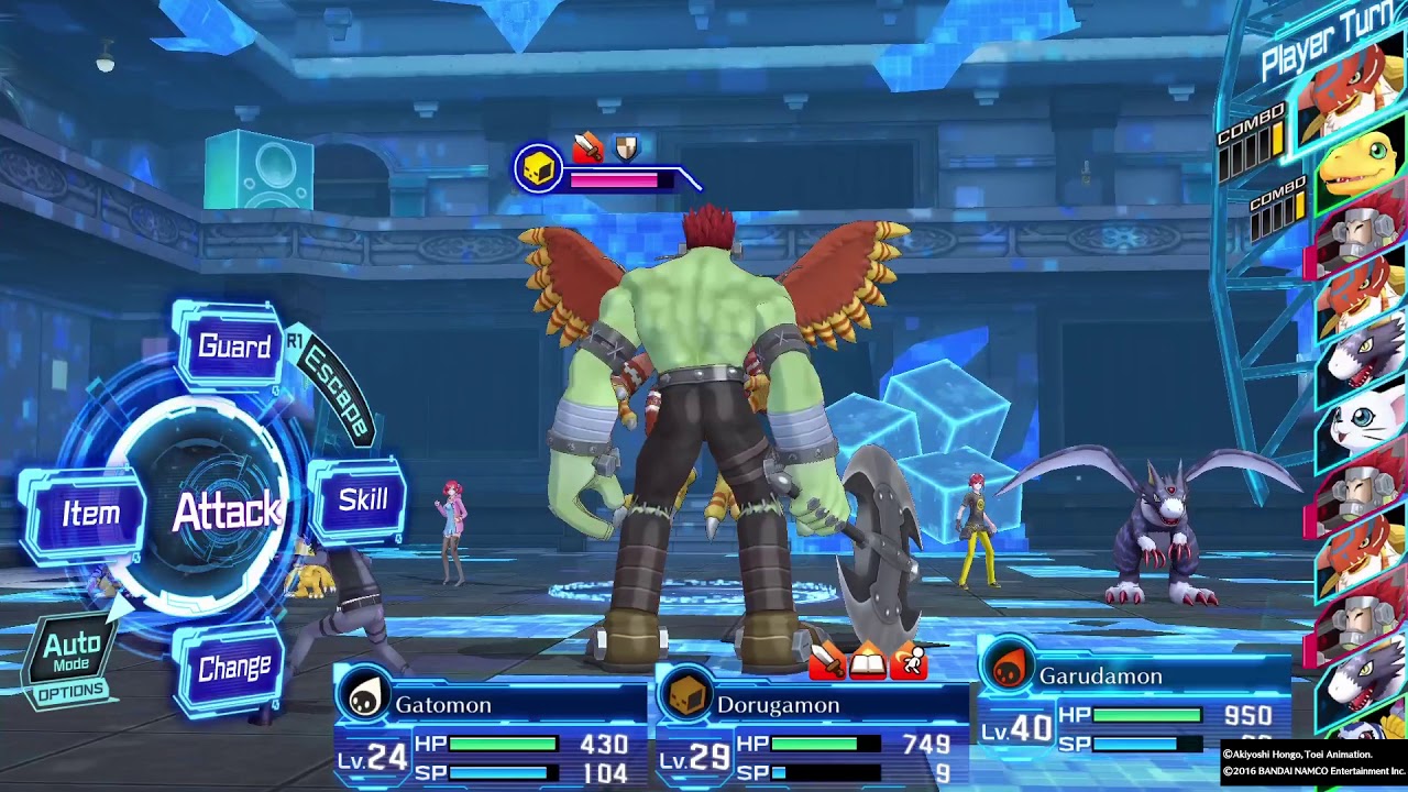 Digimon Story: Cyber Sleuth - Boss Boltmon and 2 Skullmeramon - YouTube