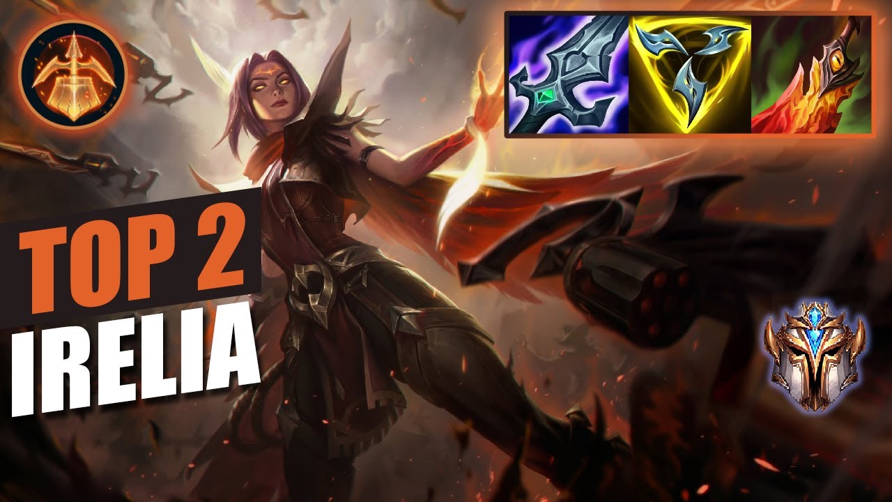 [Wild Rift] IRELIA TOP 2 - OTP Challenger ranked game + build - YouTube