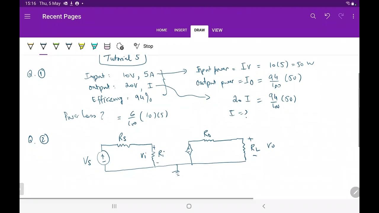 Tutorial_5(2)_EE2101 - YouTube