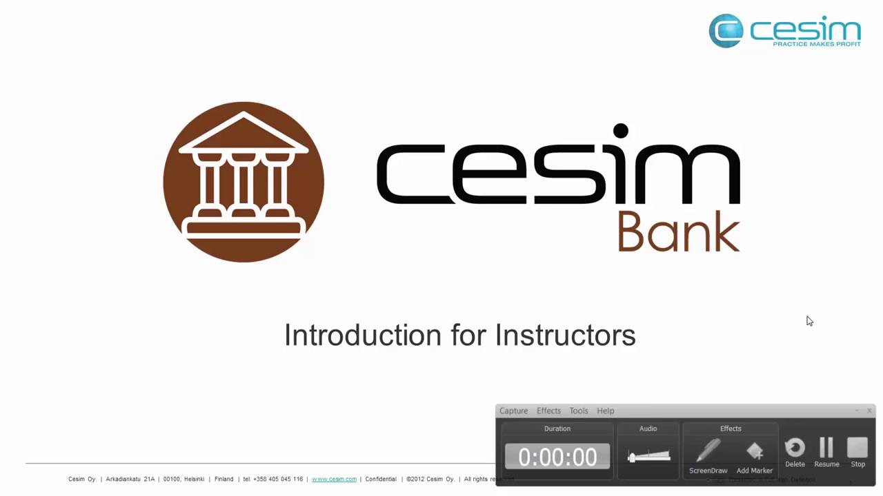 Cesim Bank Simulation Introduction - YouTube