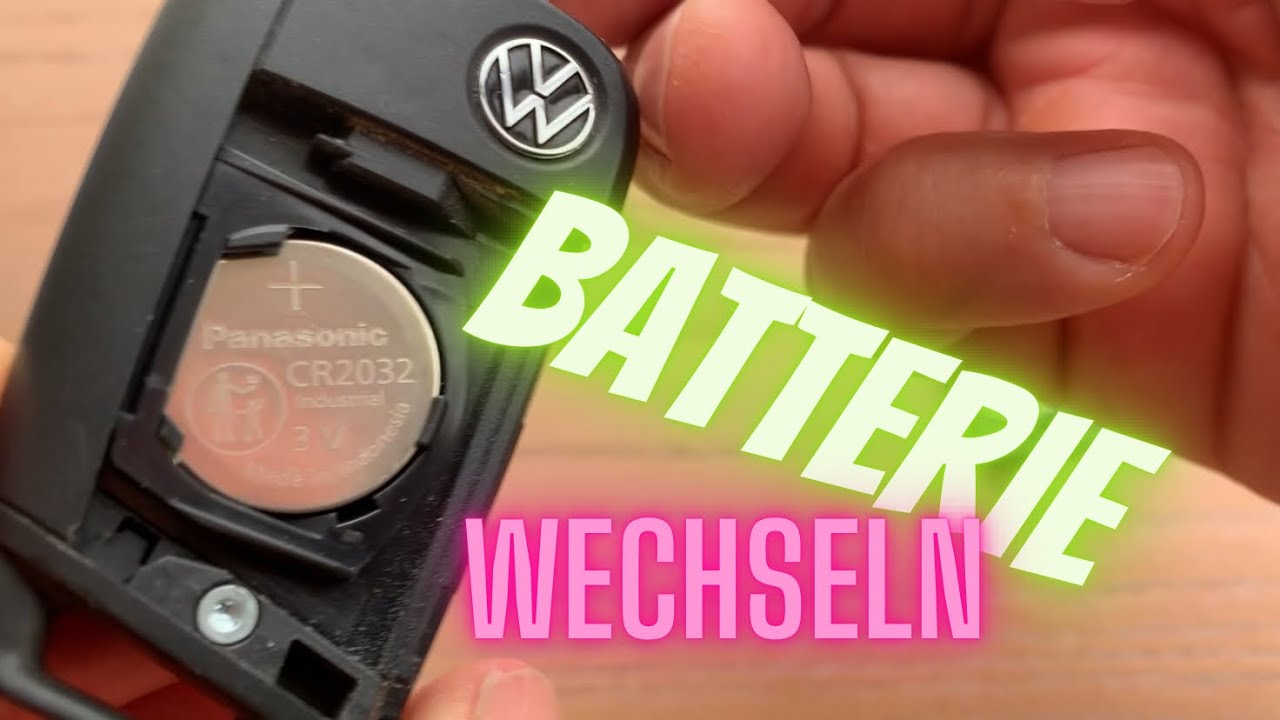 Vw T Roc Schlussel Batterie Wechseln