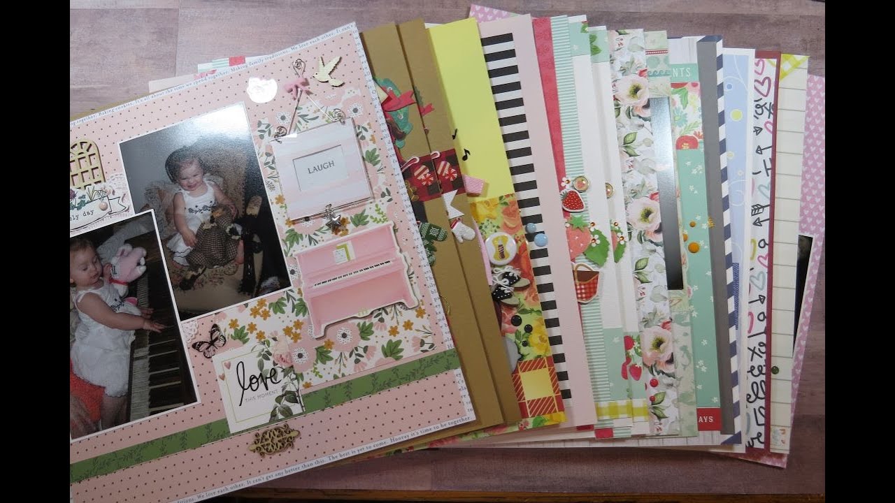 Layout Share 8-27-22, Scrapbook Layout Pages - YouTube