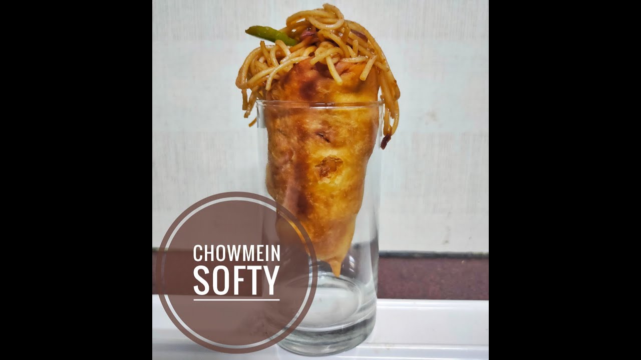 Chowmein softy || Coned spring roll || Noodle cone {party snacks} - YouTube