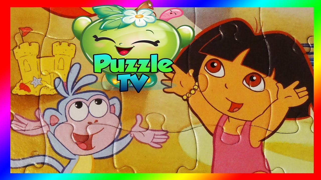 DORA THE EXPLORER Puzzle Games Rompecabezas De Puzzles Jigsaw Kids Toys ...