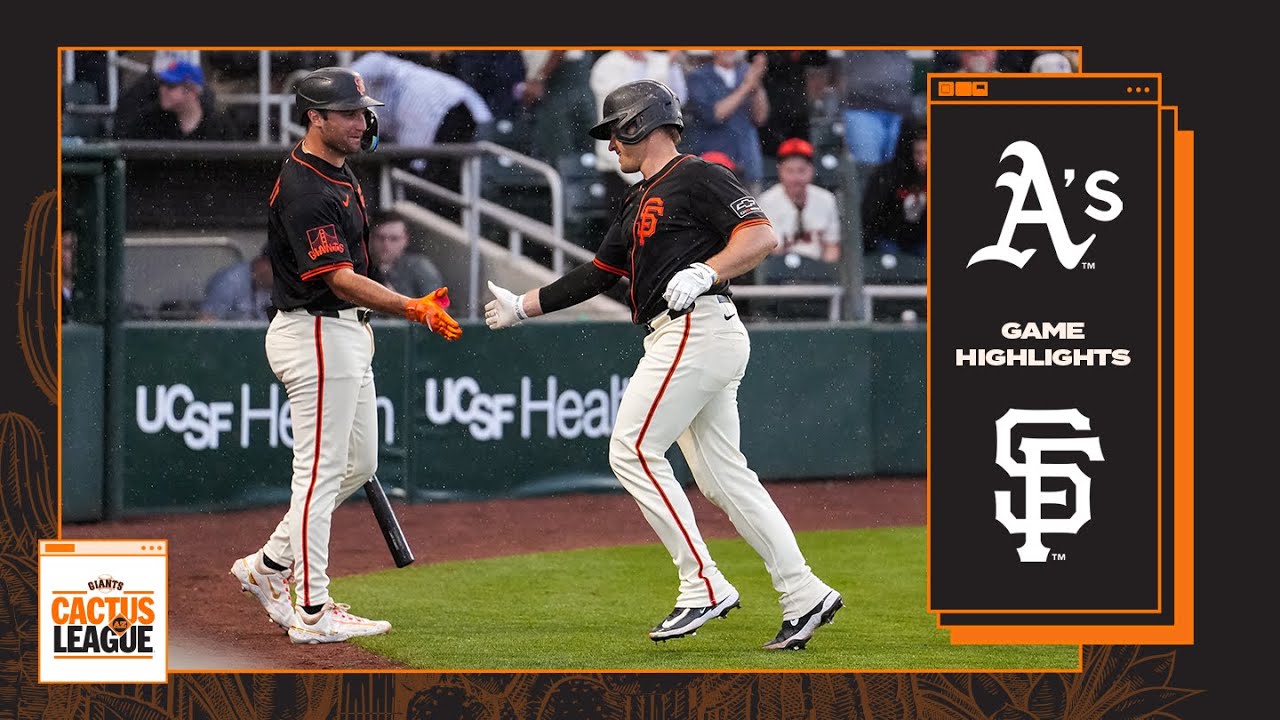 Clutch 8th Inning Homer Secures Win for San Francisco Giants | Spring ...
