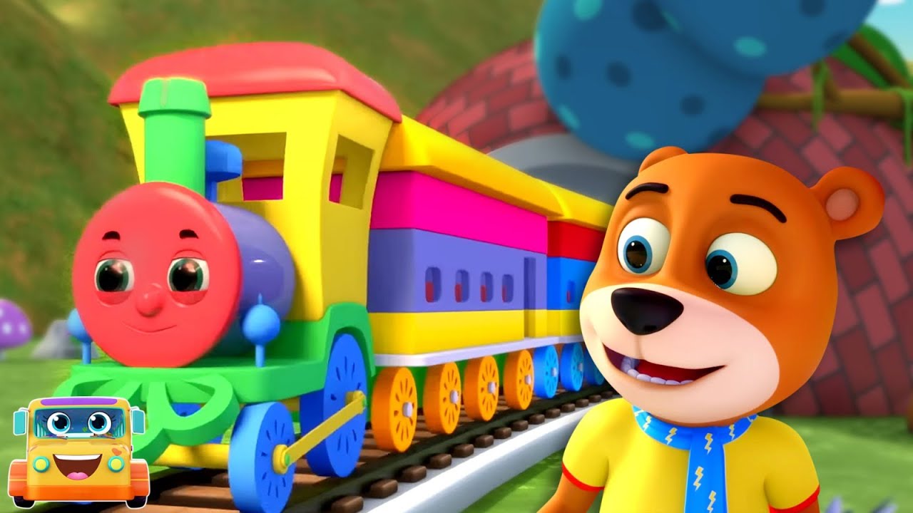 Chuk Chuk Rail Gadi, छुक छुक करती रेल गाड़ी, Train Song and Hindi ...