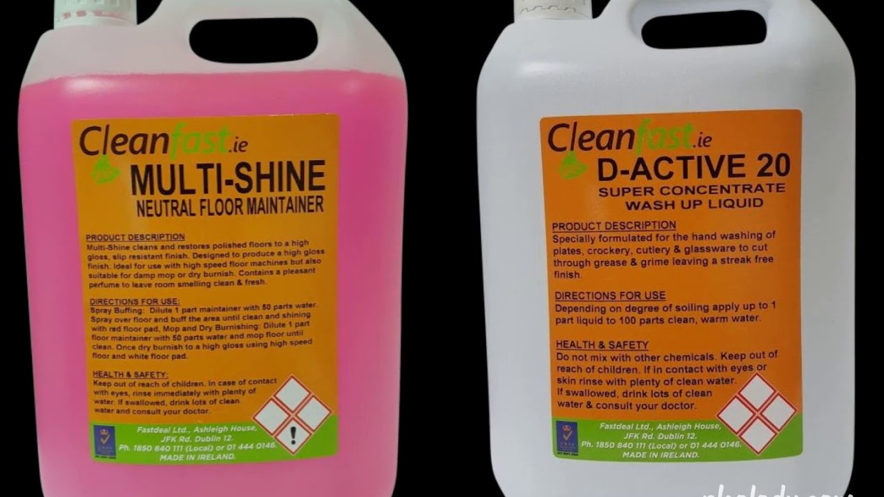 Cleanfast 100% Irish Made Cleaning Products - YouTube