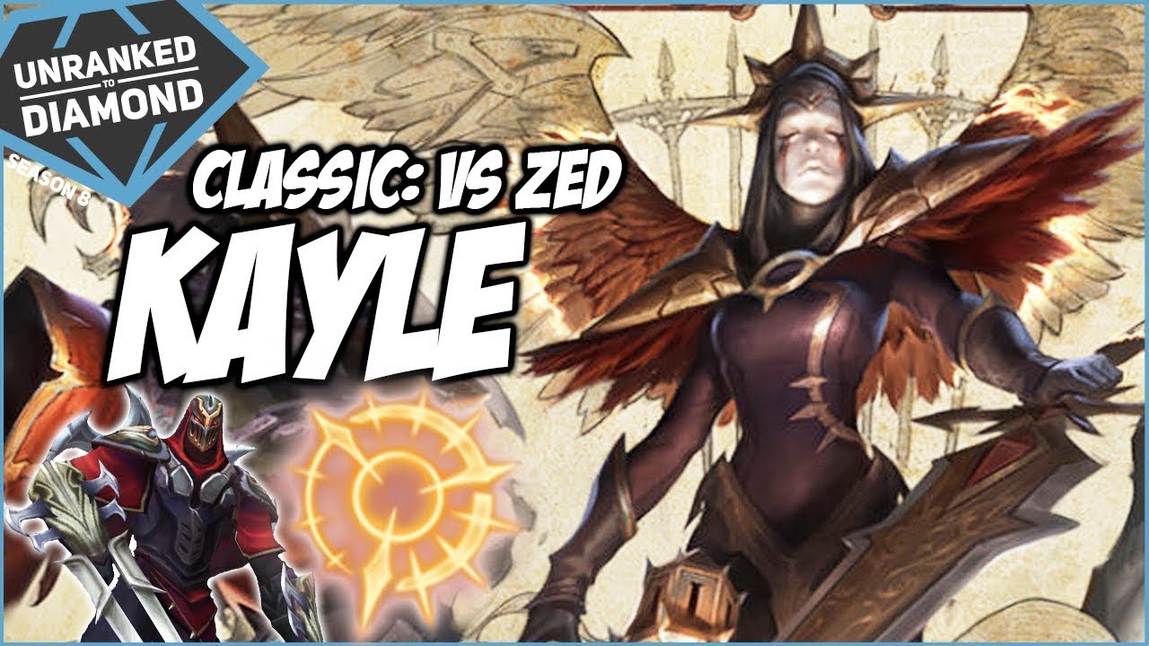 THE CLASSIC MID MATCHUP: KAYLE VS ZED - Unranked to Diamond - Ep. 74 ...