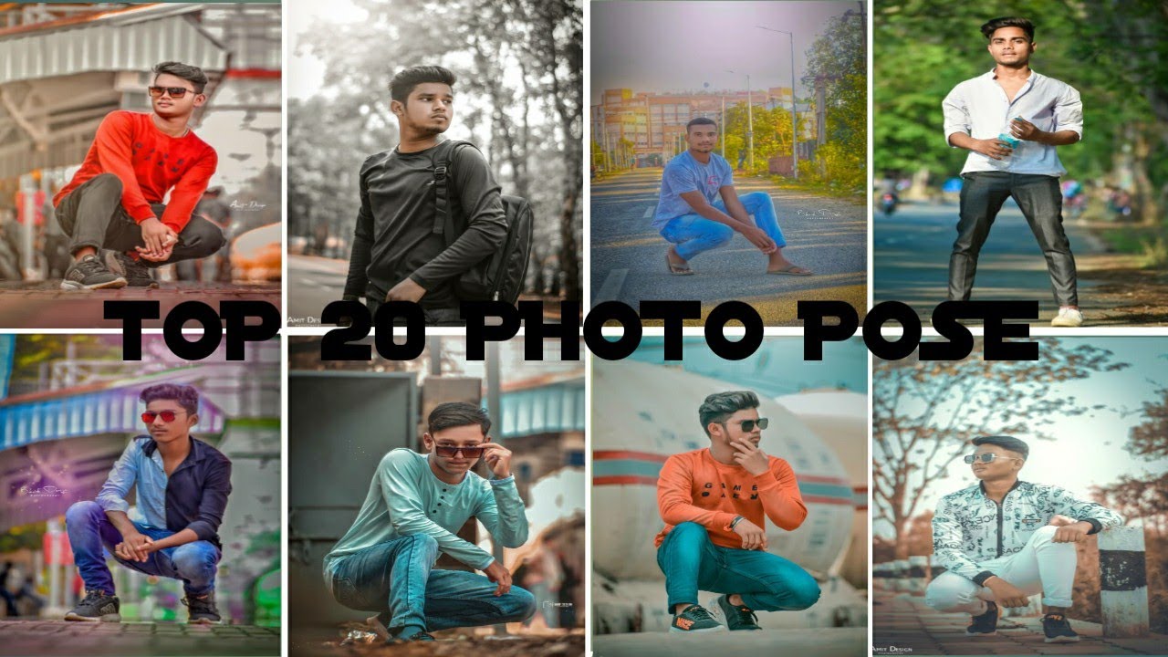 Top 20 best photo pose for man // Best poses railway station top 10 ...