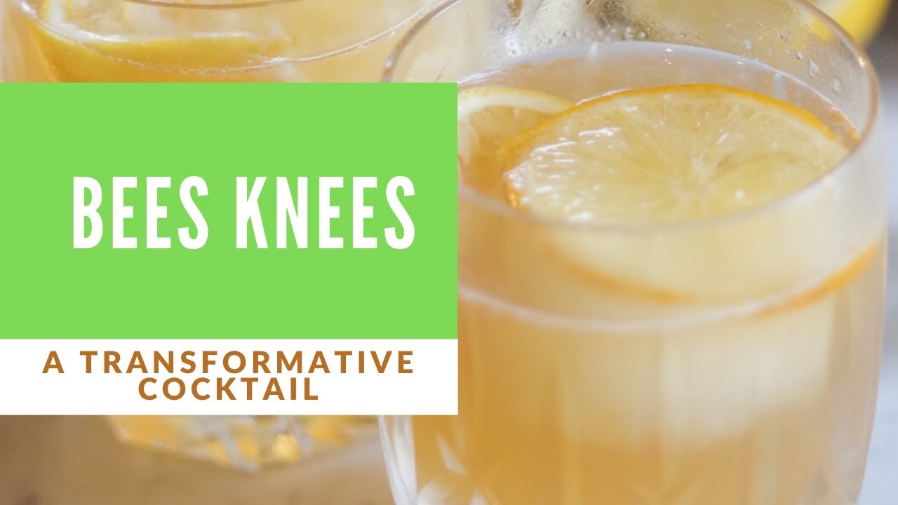 Killer Bee's Knees Cocktail Recipe | Honey and Bourbon - YouTube